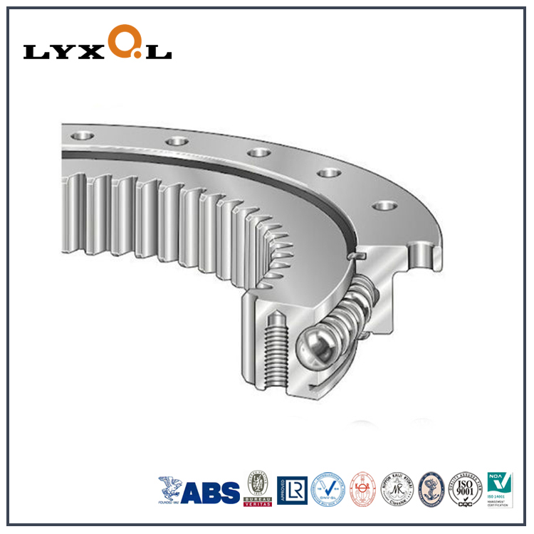 Flanged swing bearings with outer gear and inner flange from China ...